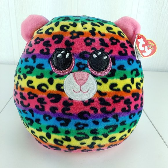 Ty | Toys | Ty Squish A Boos Dotty The Multicolor Leopard Plush 8 ...